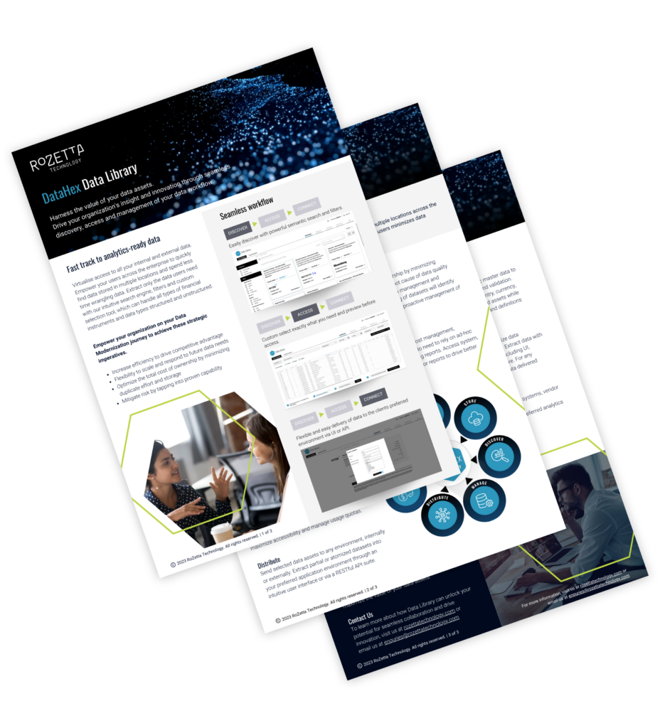 DataHex Data Library – RoZetta Technology